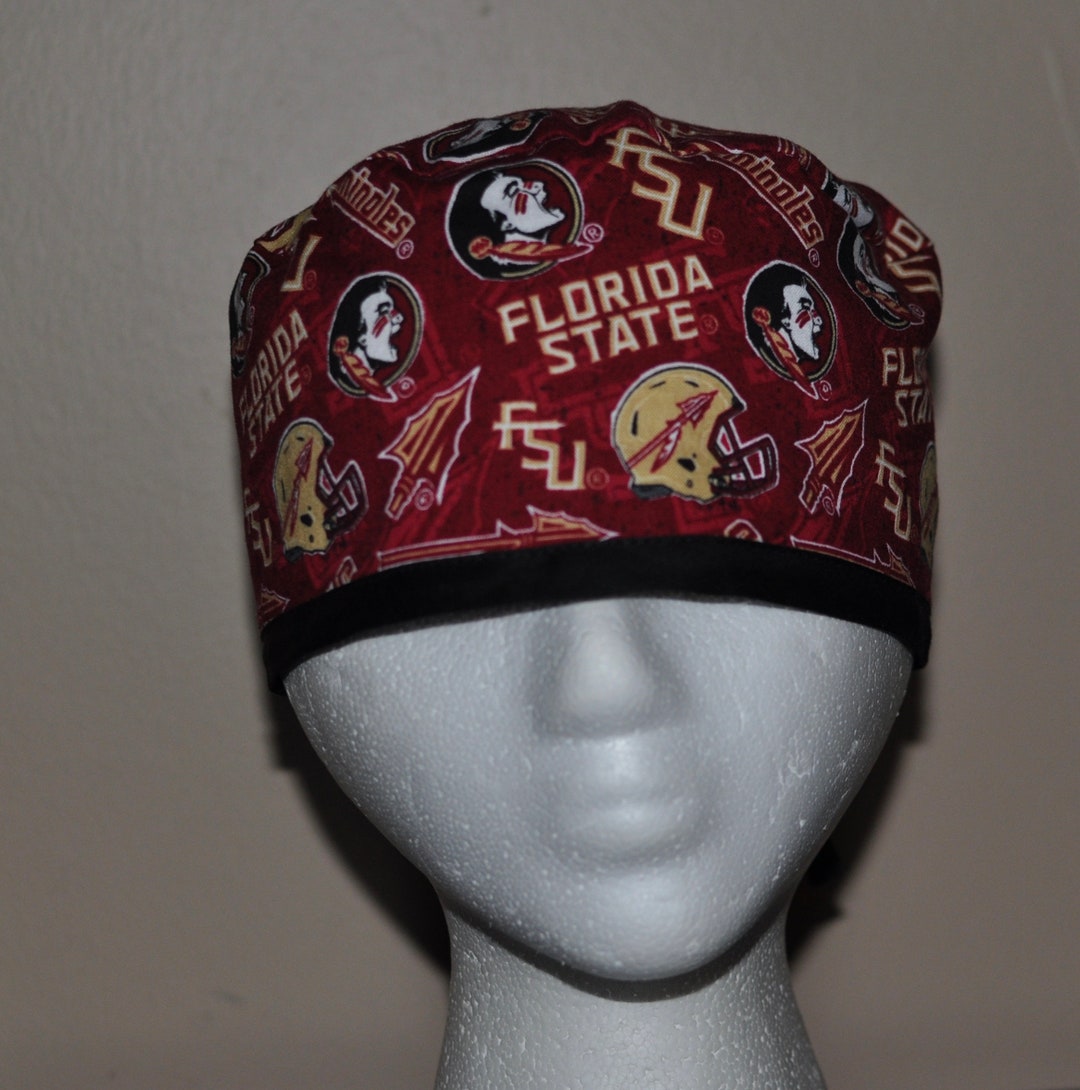Florida State University/fsu Seminoles - Men's Scrub Cap Hat - One Size ...