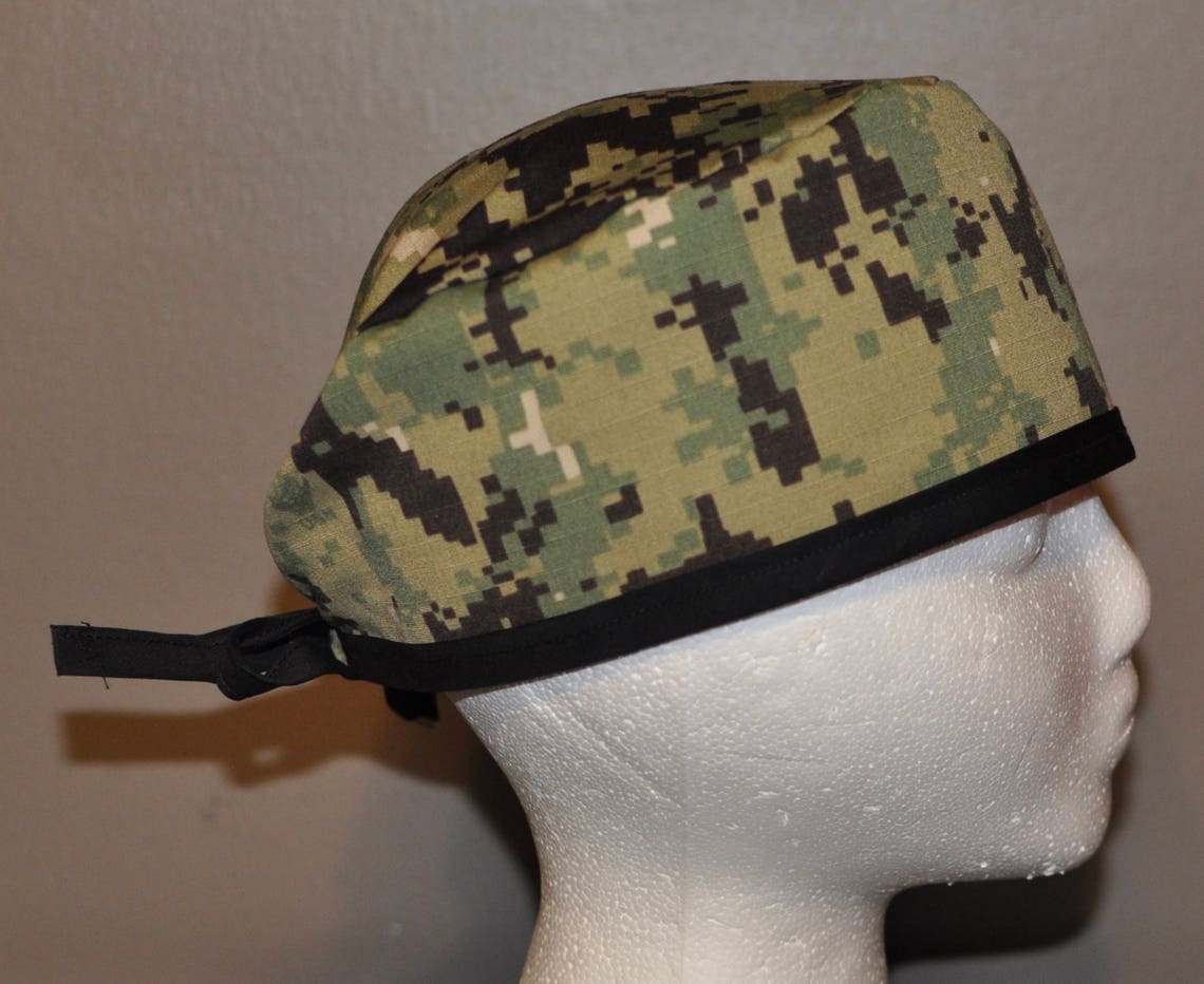 Men's US Navy NWU Type III Digital Camo Scrub Cap/hat | Etsy