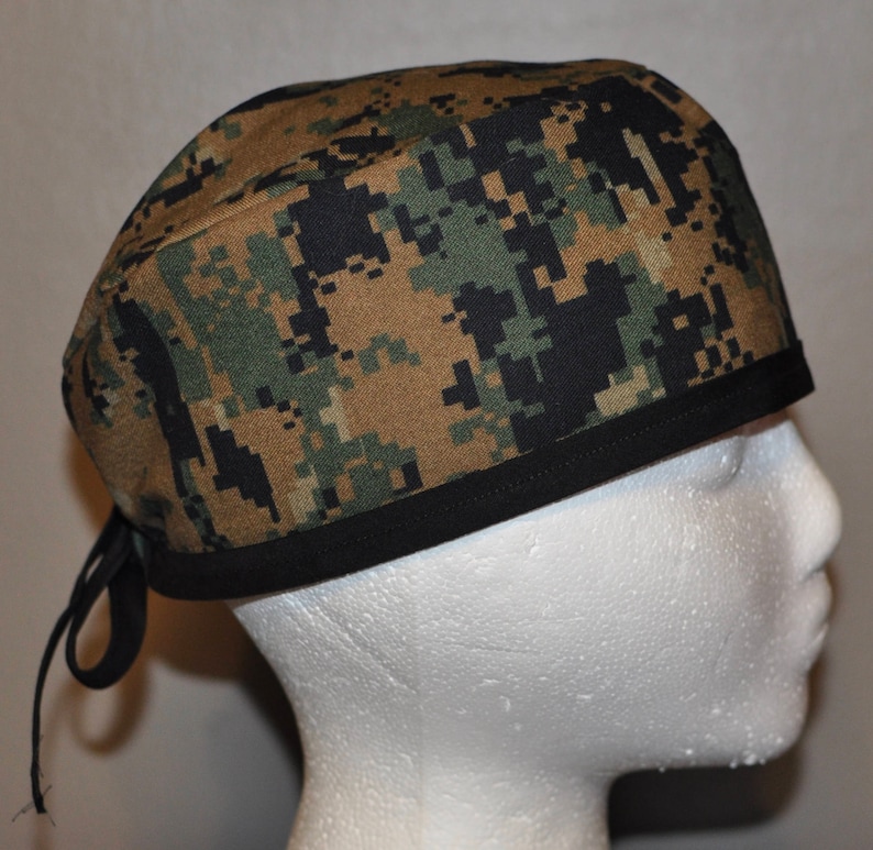 Men's USMC Digital Camo Scrub Cap/hat One Size Fits Most - Etsy