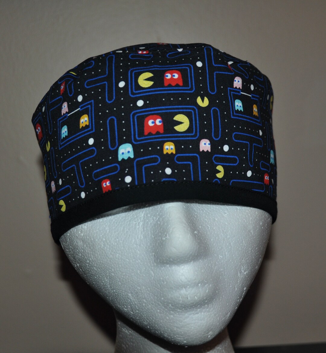 Men's Pac-man (pacman) Scrub Cap Hat - One Size Fits Most - Etsy