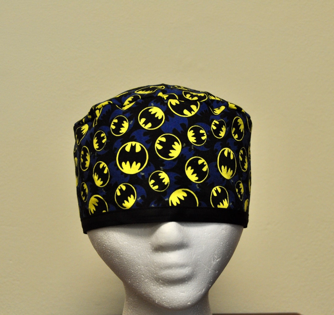 Men's Superhero Batman Scrub Cap Hat DC One Size Fits Most - Etsy