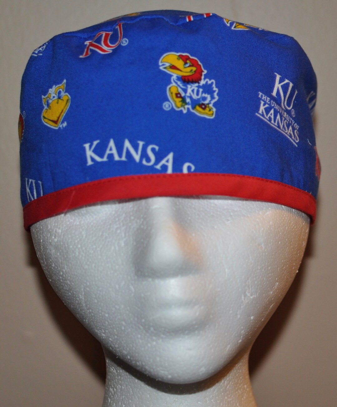 Men's Kansas University Jayhawks Scrub Cap/hat - One Size Fits Most - Etsy