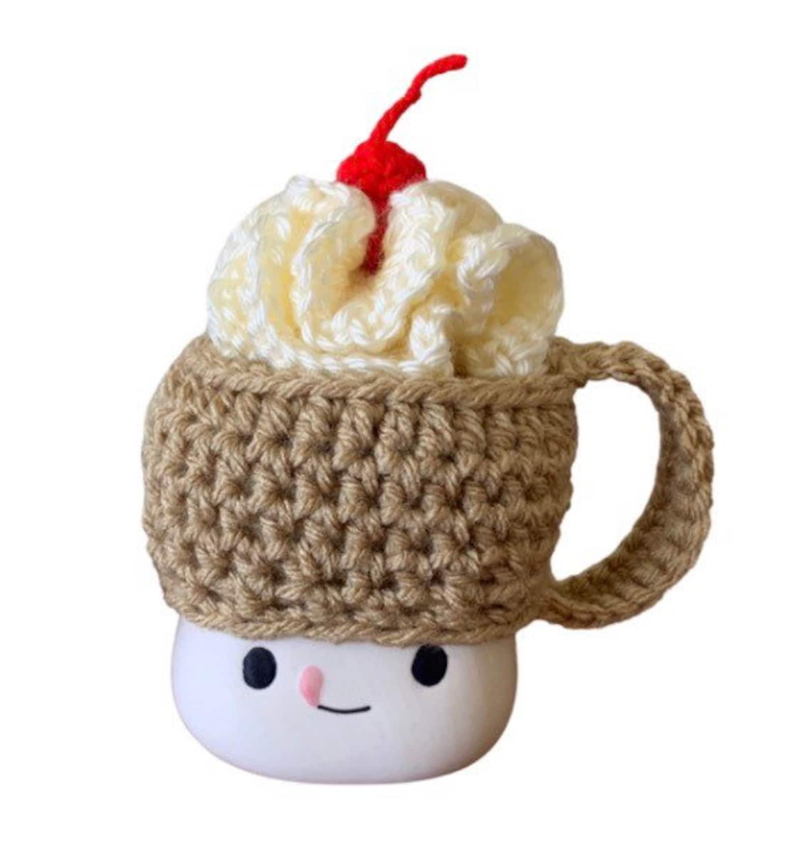 SET OF 2 Fall Mug Hats Marshmallow Mug Hats Crochet | Etsy