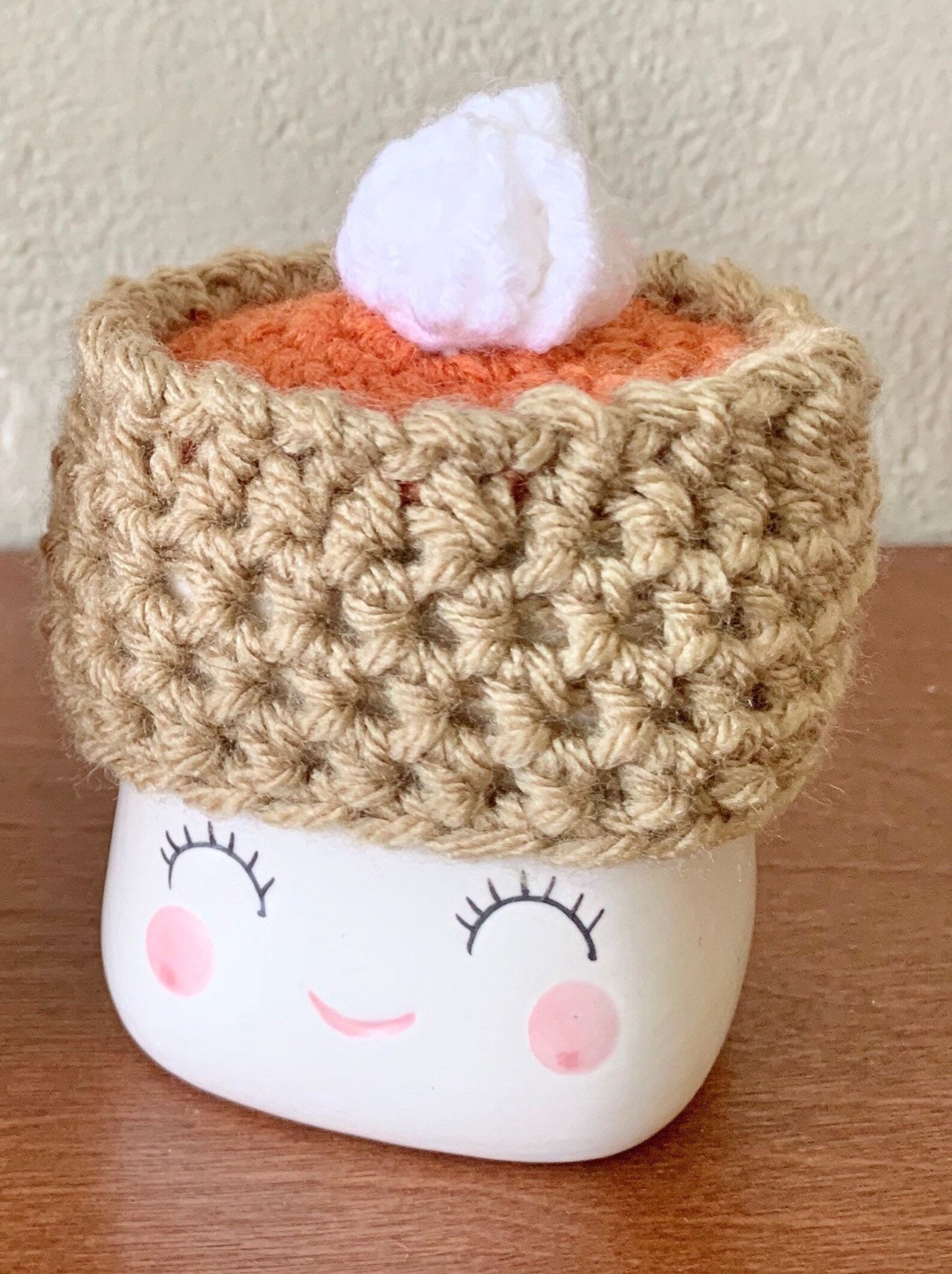 SET OF 2 Fall Mug Hats Marshmallow Mug Hats Crochet | Etsy