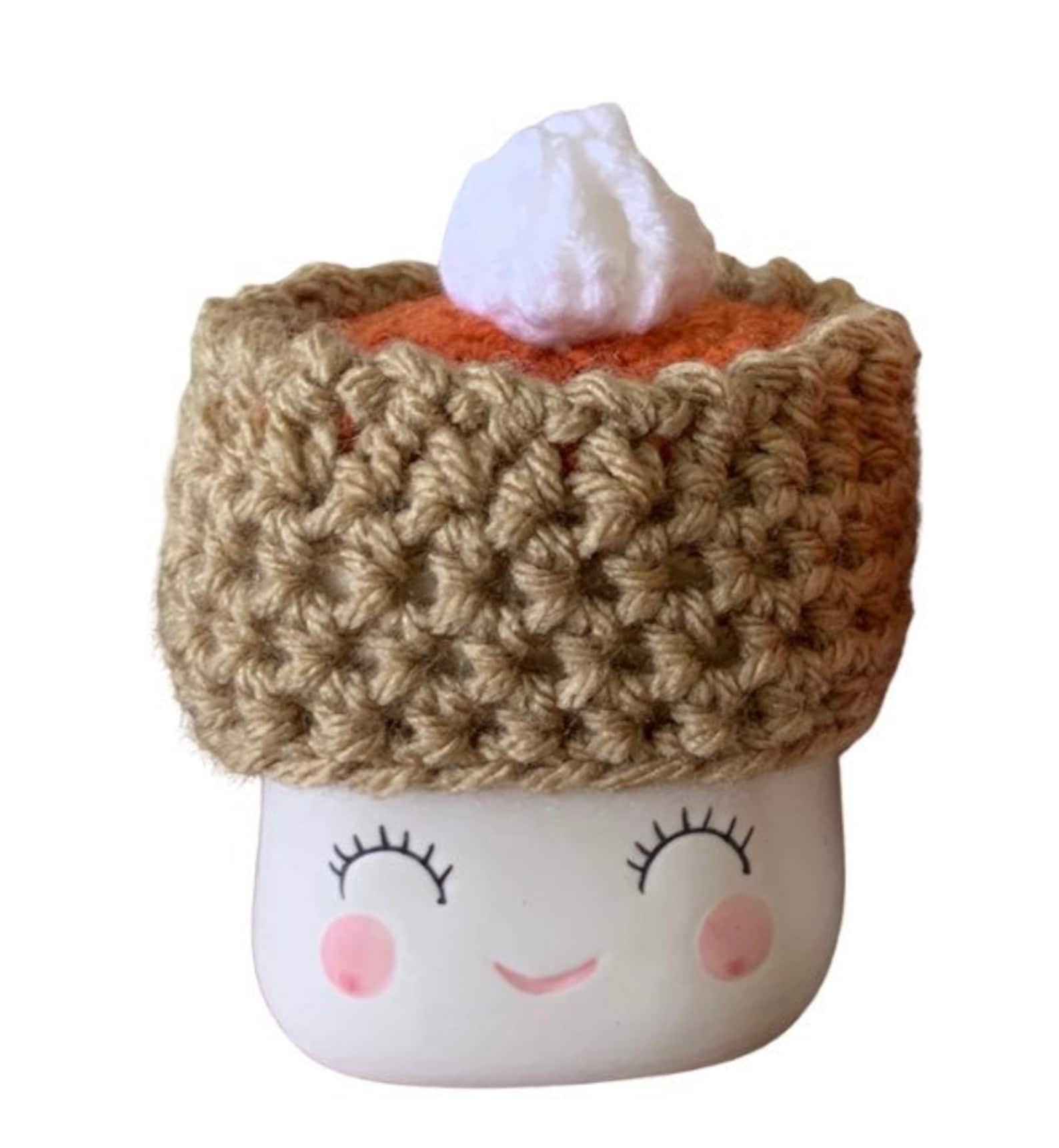 SET OF 2 Fall Mug Hats Marshmallow Mug Hats Crochet | Etsy