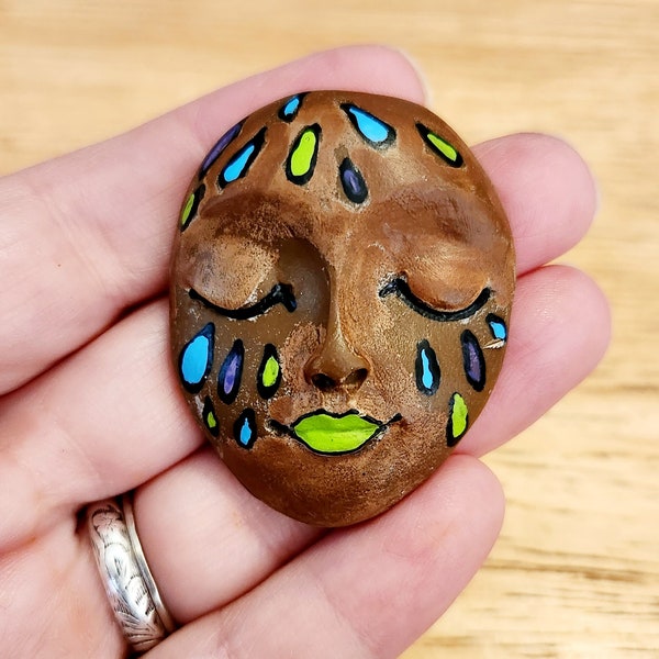 Polymer Clay Face - Etsy