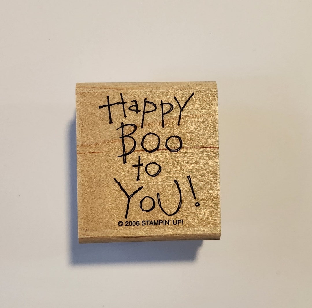 2006 Stampin up Halloween Stamp, Happy Boo to You Stamp, Junk Journal ...