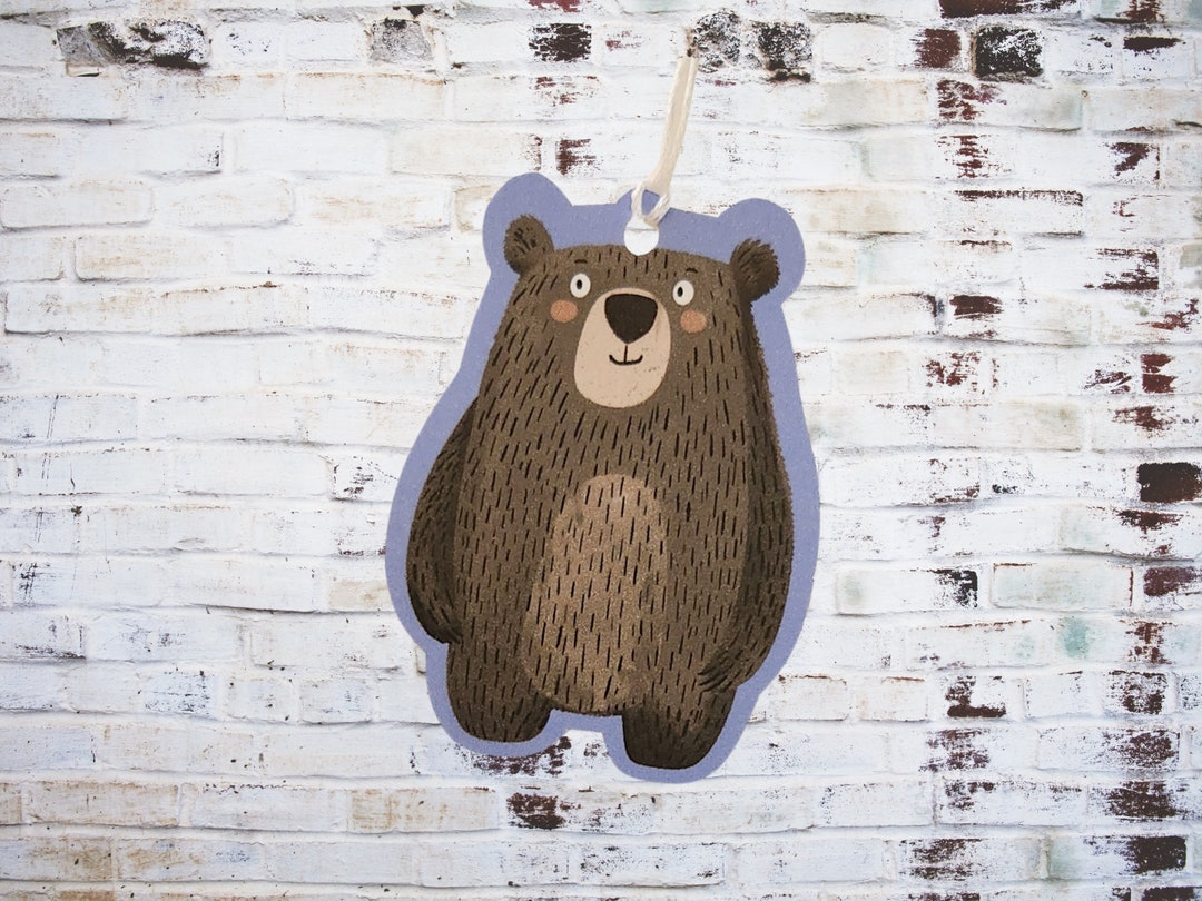 Bear Gift Tags for Gifts, Birthday Tag, Printed Gift Tags With String ...