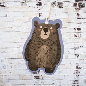 Bear Gift Tags for Gifts, Birthday Tag, Printed Gift Tags With String ...