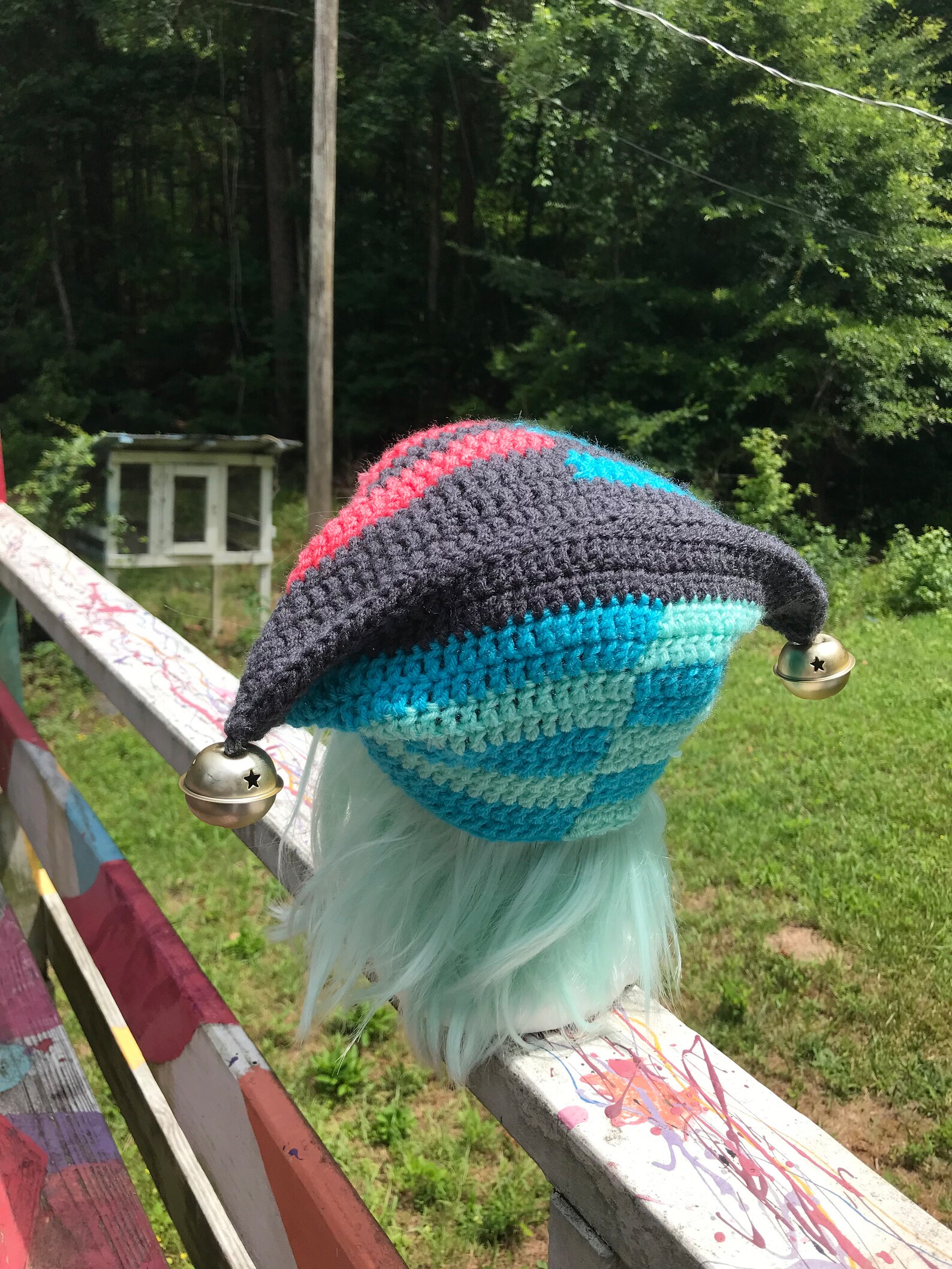 Fizzerolli Hazbin Hotel Hellova Boss Crochet Jester Hat With Working ...