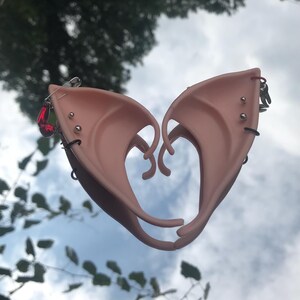 Vampire Blood Drop Tooth Short Elf Ears for Halloween Renfair Cosplay ...