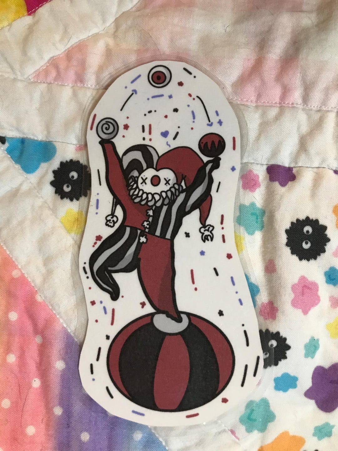 Jester Bookmark Kazoo the Clown Original Character Mini Art Print Book ...