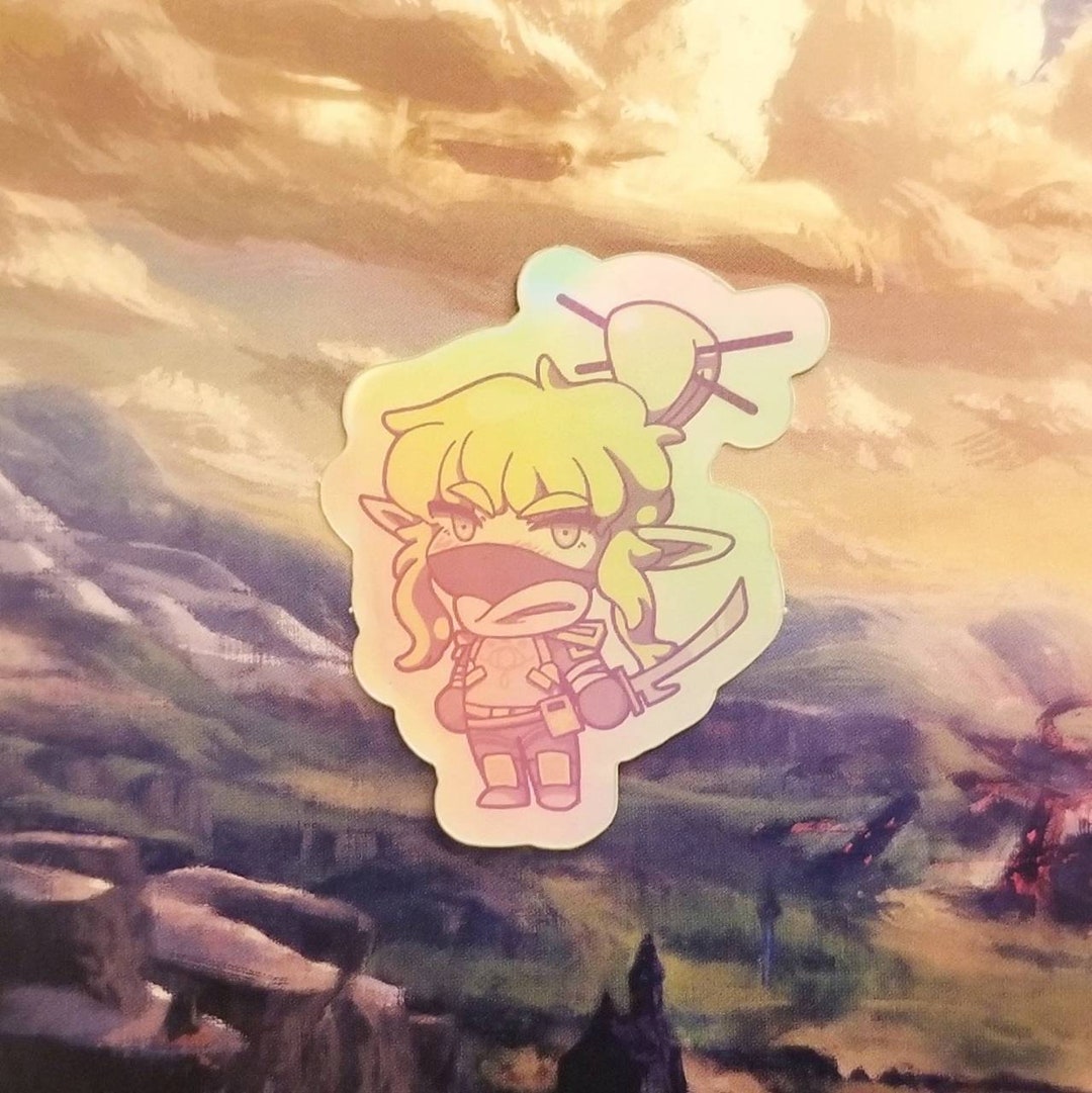 Sheikah Link Holo Mini Sticker - Etsy