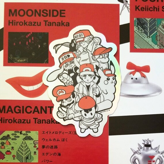 Super Smash Bros Red Hat Squad Holo Sticker - Etsy