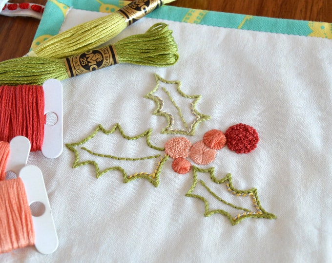 Modern hand embroidery by Kelly Fletcher by KFNeedleworkDesign