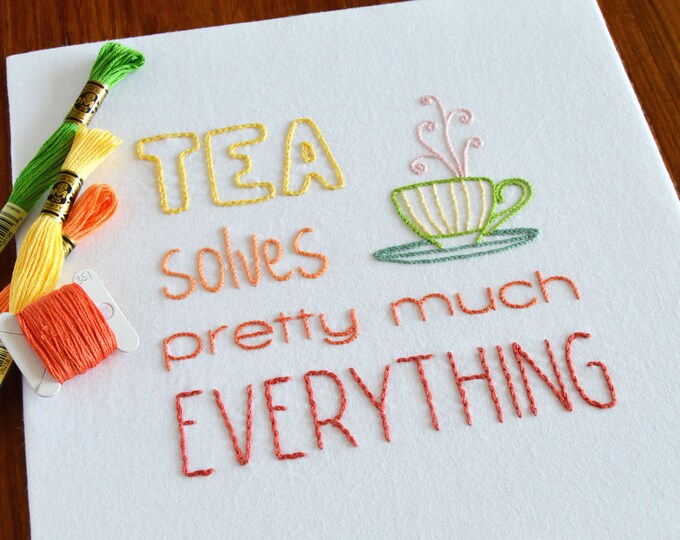 Modern hand embroidery by Kelly Fletcher by KFNeedleworkDesign