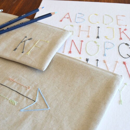 ABC Sampler. PDF Hand Embroidery Pattern. - Etsy