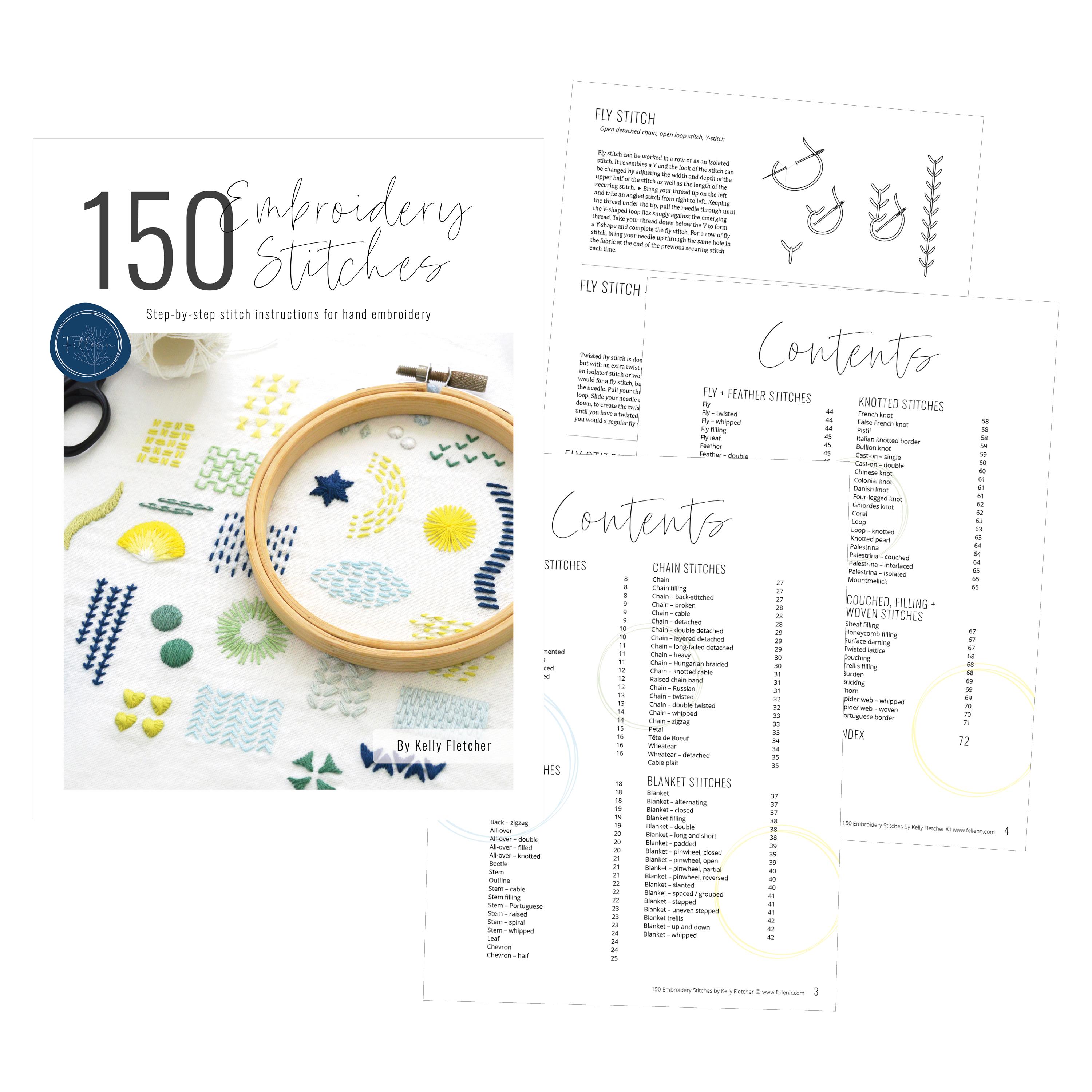 The Ultimate Embroidery Bundle. Learn 150 Stitches and How to Do ...