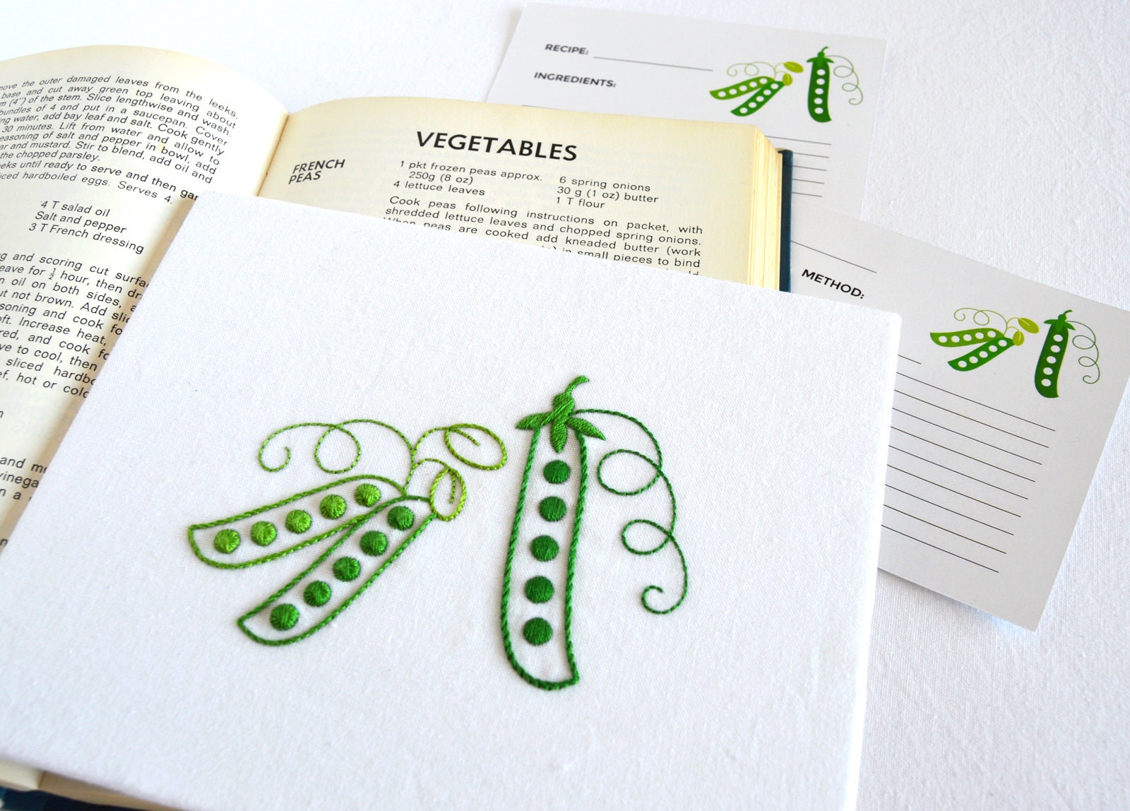 Veg Box I, 5 Vegetable Embroidery Patterns for an Aubergine, Beetroot ...