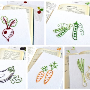 Veg Box I, 5 Vegetable Embroidery Patterns for an Aubergine, Beetroot ...