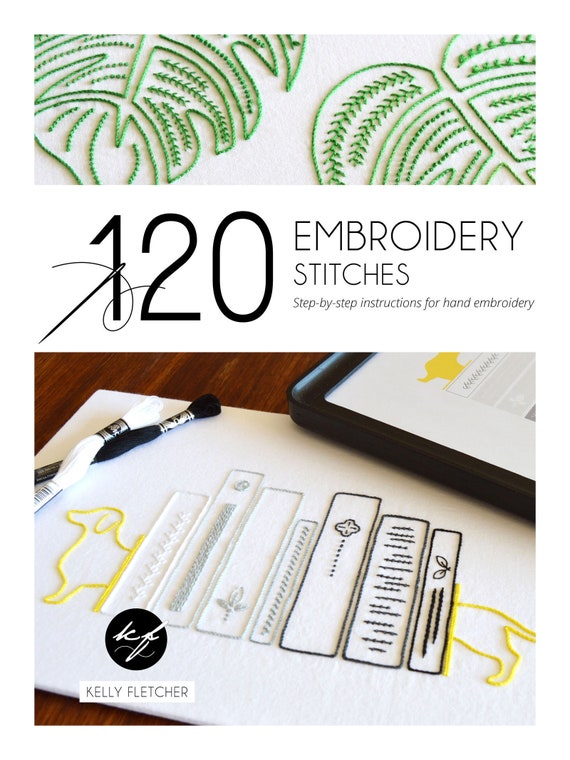 120 Embroidery Stitches Book a Hand Embroidery Stitch Guide - Etsy