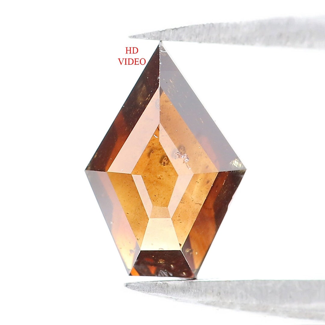 1.04 CT Natural Loose Shield Shape Diamond Brown Color Shield Cut ...
