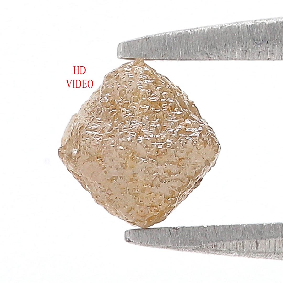 1.16 CT Natural Loose Rough Shape Diamond Yellow Color Rough Diamond 5. ...