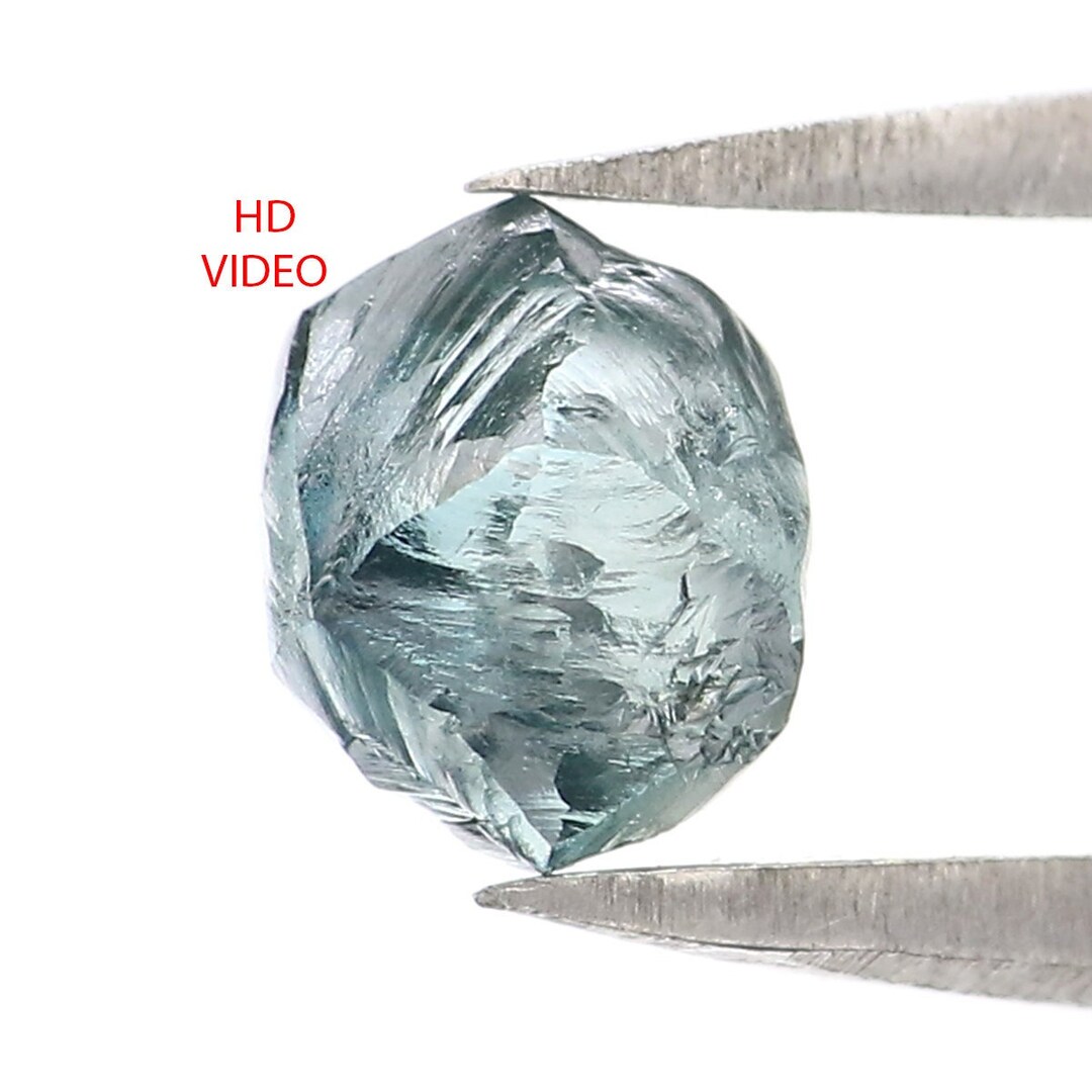 Natural Loose Rough Blue Color Diamond 0.97 CT 5.63 MM Rough - Etsy