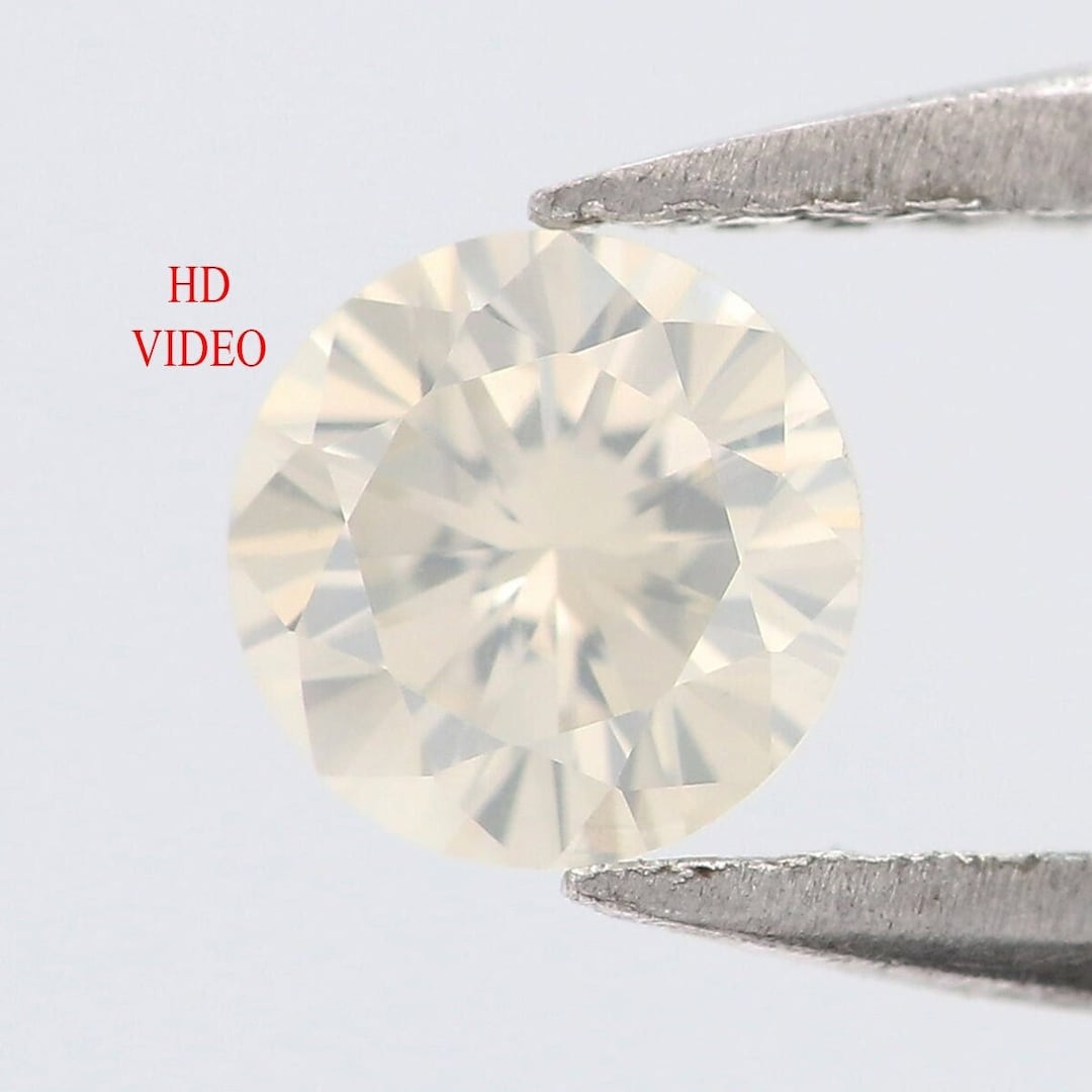 Natural Loose Round Brilliant Cut Diamond White - I Color 0.26 CT 4.10 ...
