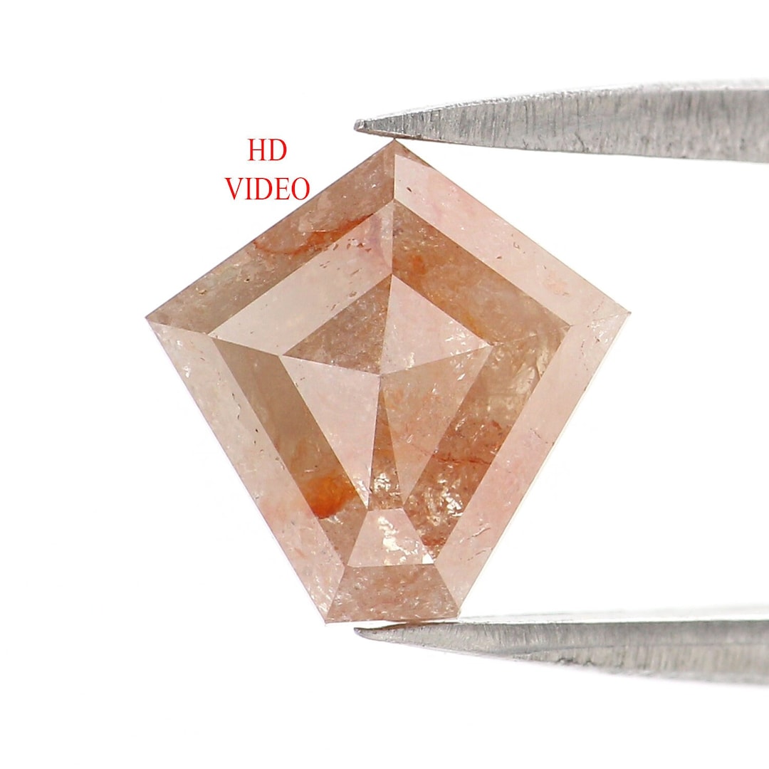 Natural Loose Pentagon Diamond Brown Color Pentagon Diamond Pentagon ...