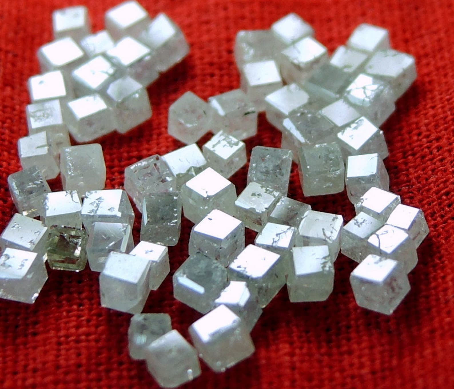 Natural Loose Diamond Polished Cube White Color I1 to I3 | Etsy