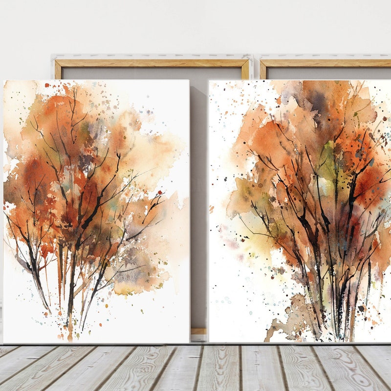 Fall Tree Art - Etsy