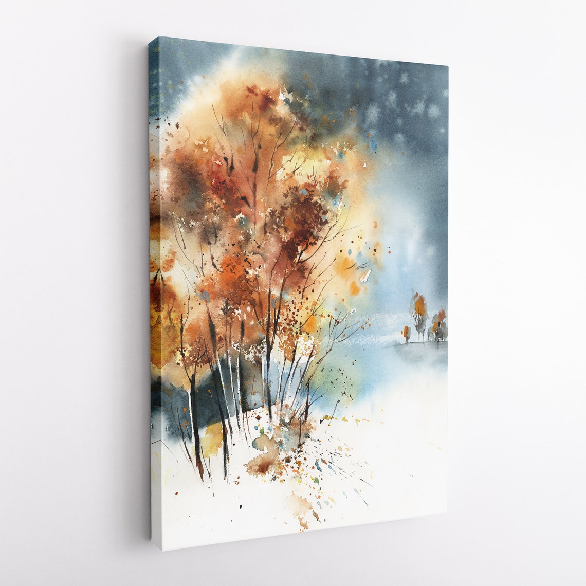 Abstract Tree Painting Canvas Art Print Tree Landscape - Etsy