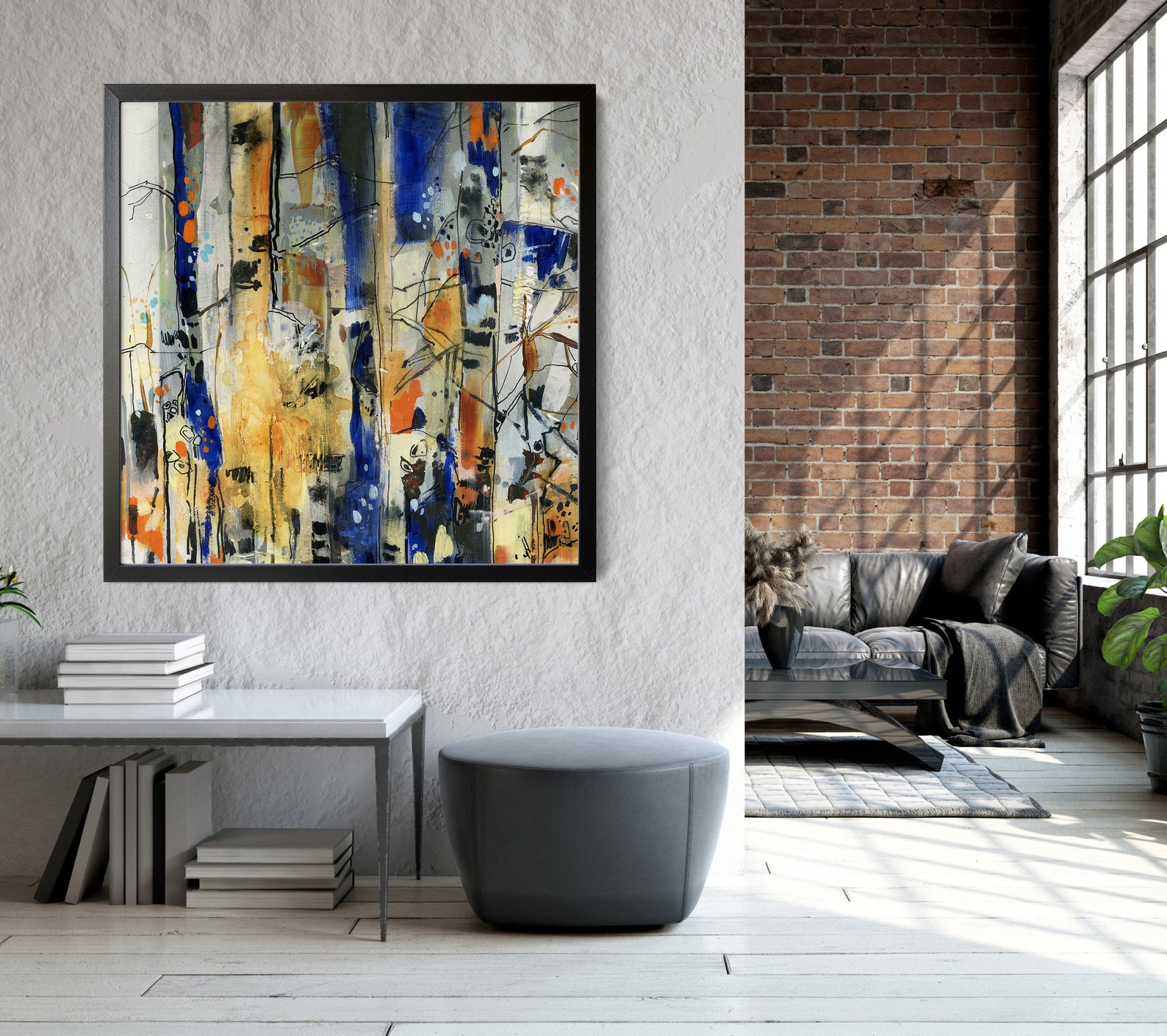 Abstract Art Print Bright Wall Art Colorful Painting - Etsy