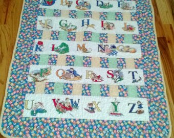 Alphabet quilt | Etsy
