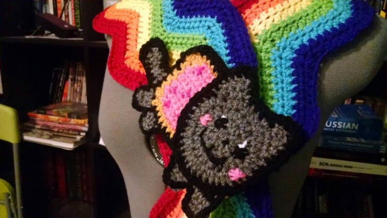 Pattern: Nyan Cat Scarf | Etsy