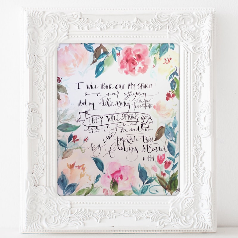 Calligraphy Bible Verses - Etsy