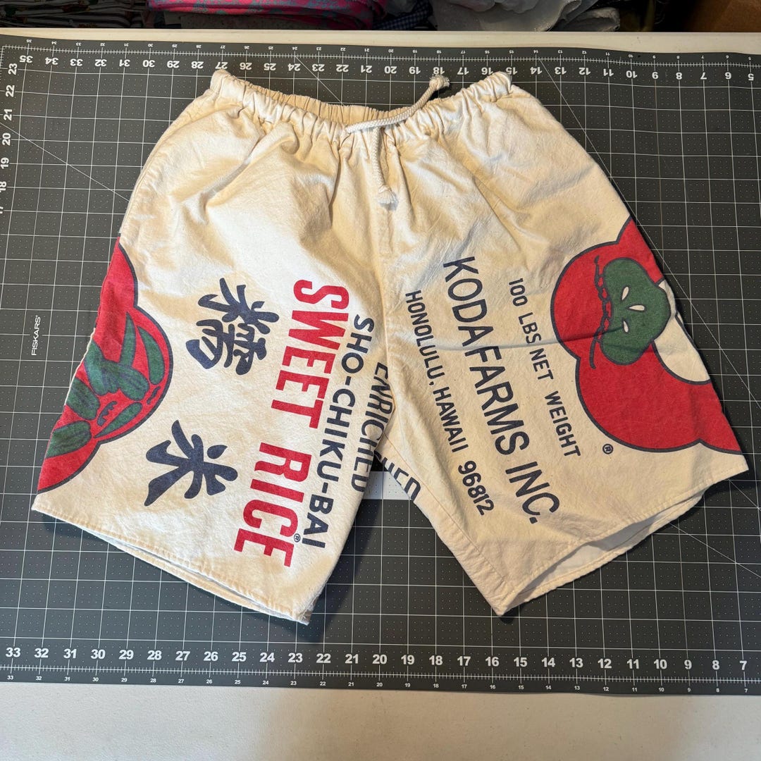 Unisex Sho-chiku-bai Sweet Rice Rice Bag Shorts Koda Farms Inc. - Etsy