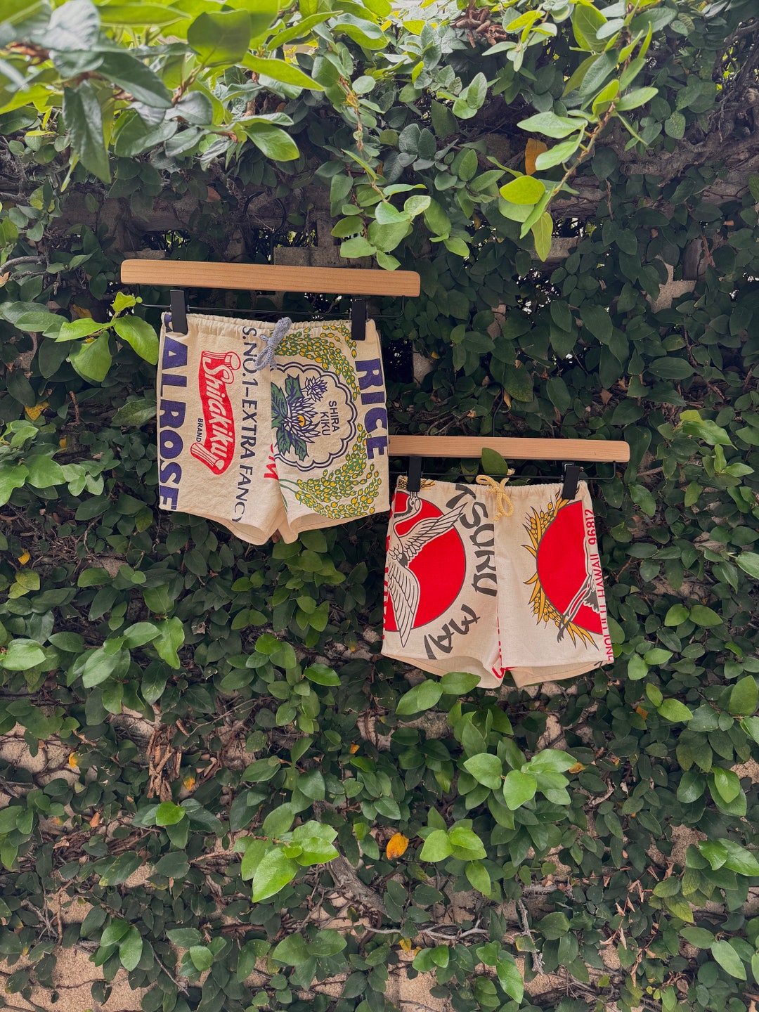 Kids Size | Tsuru Mai | Calrose | Rice Bag Shorts - Etsy