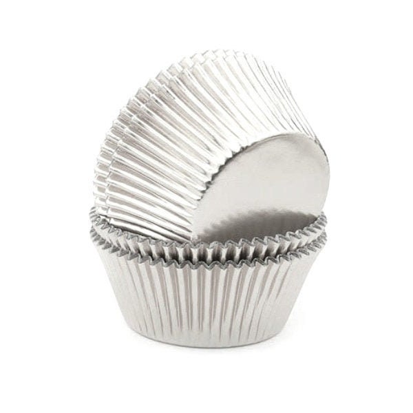 Silver Cupcake Liner - Etsy