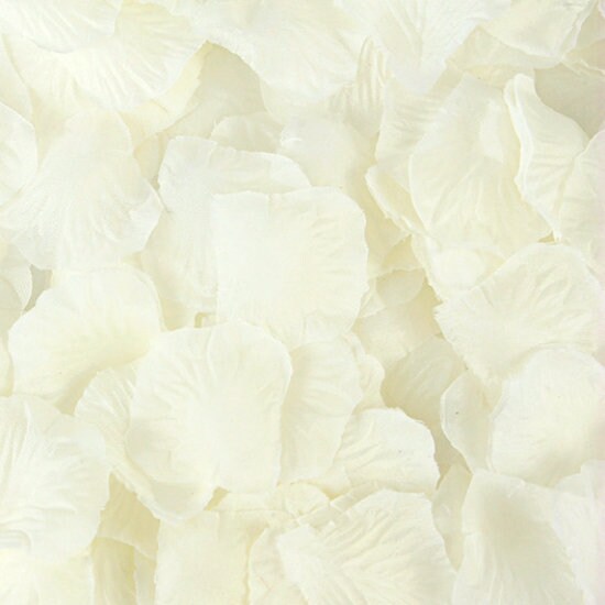 Ivory Rose Petals Silk Rose Petals DIY Rose Petal Aisle - Etsy