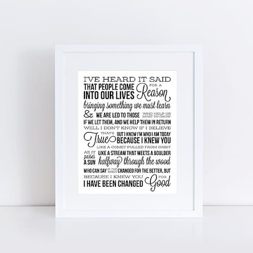 Printable Wicked Broadway Musical Lyrics for Good Digital Word - Etsy