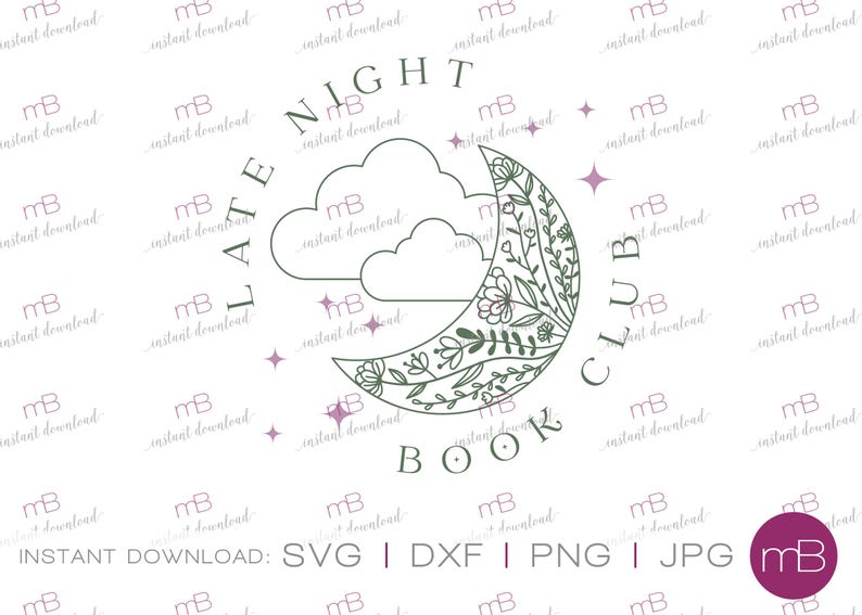 Late Night Book Club SVG: Reader Shirt Design (digital Download) - Etsy