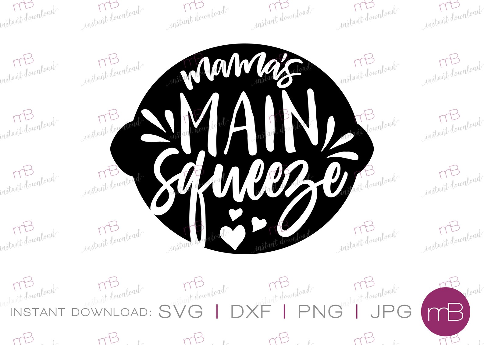 Mama's Main Squeeze Lemon SVG: Baby Onesie Design (digital Download) - Etsy