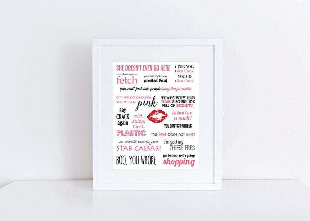 Mean Girls, Mean Girls Quotes, Mean Girls Card, on Wednesdays We Wear ...