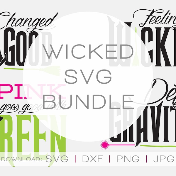 Wicked Svg - Etsy