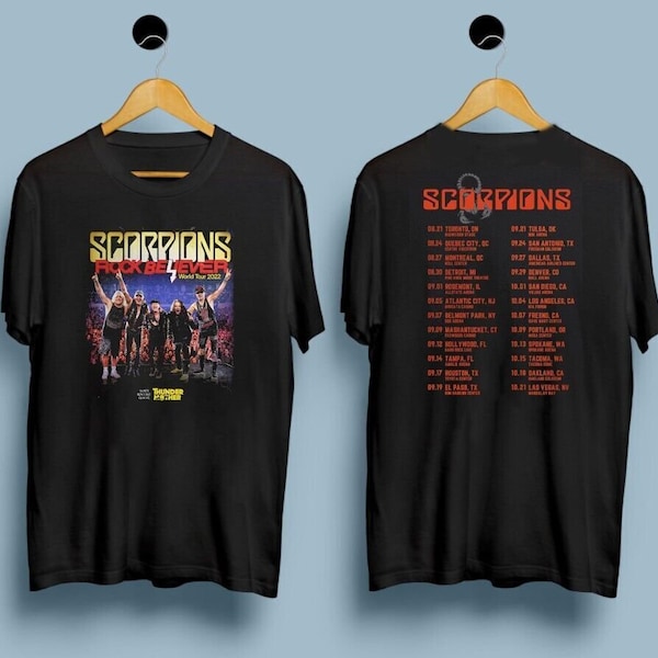 Scorpions Band Shirt - Etsy