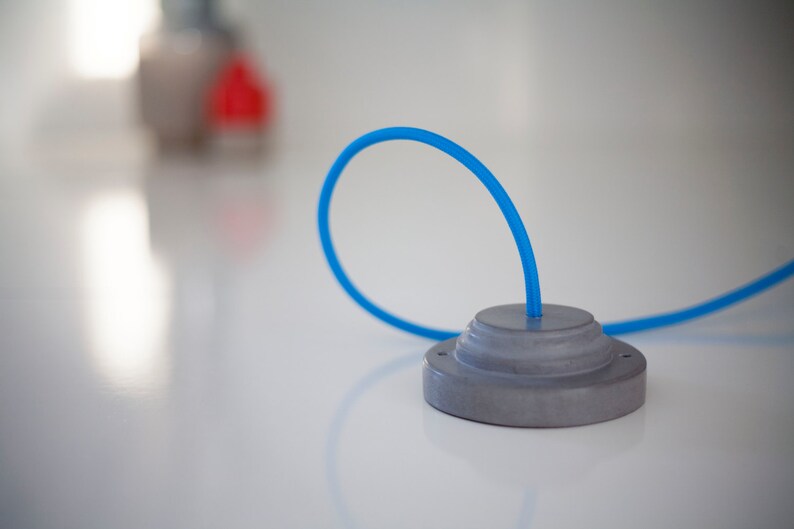 Concrete Ceiling Cap in Color of Your Choice Including 2 Meter - Etsy