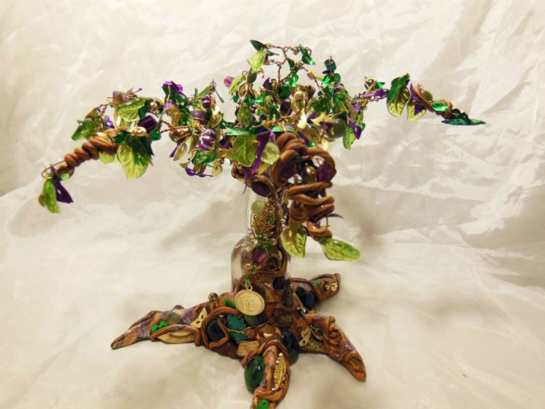 Personalized Gift Tree - Made With Love, Wire, Beads, Clay - Pick Your ...