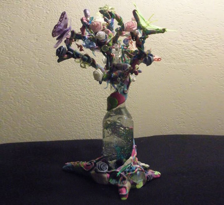 Personalized Gift Tree Made With Love, Wire, Beads, Clay Pick Your Own ...